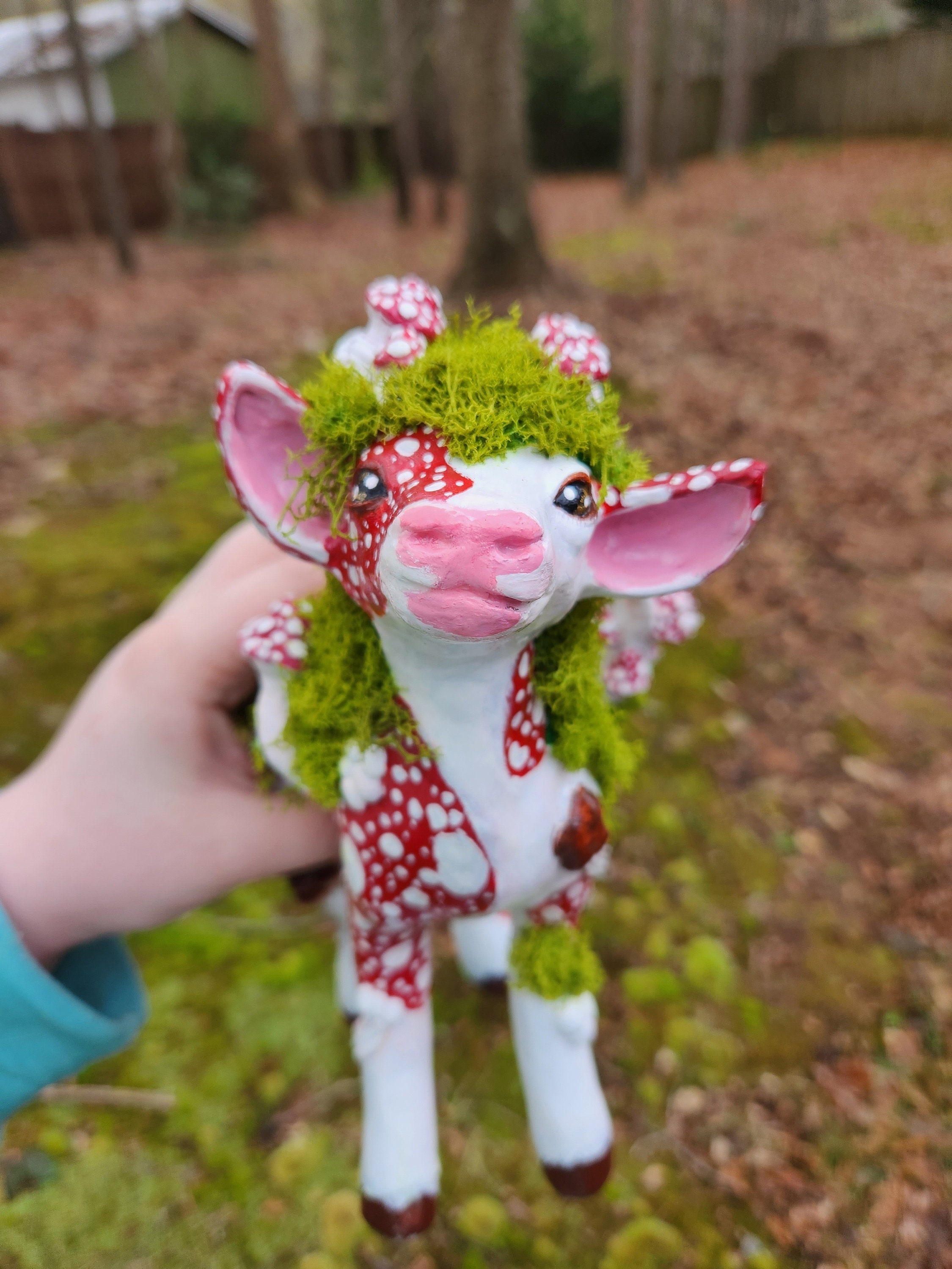 Mooshroom Minecraft MCYT Mushroom Cow - Etsy