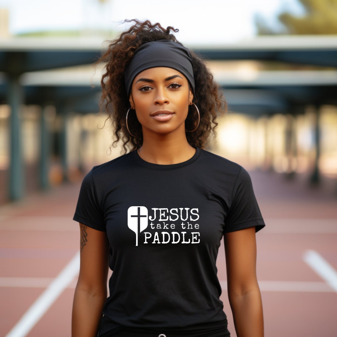 Jesus Take the Paddle Shirt for Christian Pickleball Players T Shirt ...