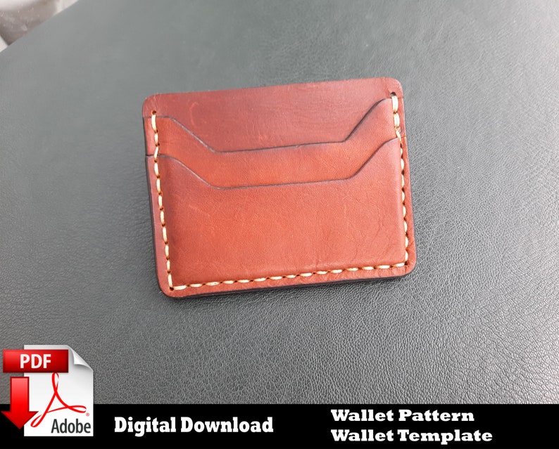 Card Holder Pattern Wallet Pattern PDF Leather Card Holder - Etsy