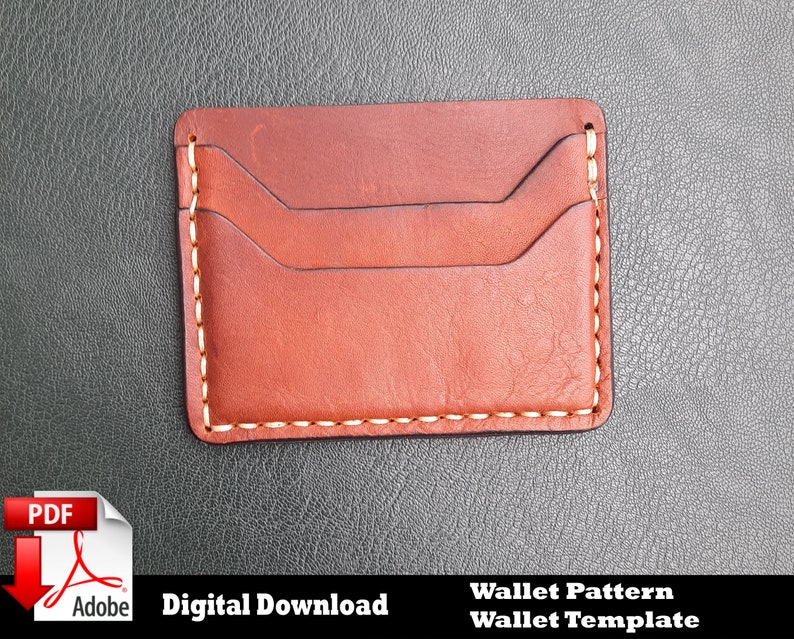 Card Holder Pattern Wallet Pattern PDF Leather Card Holder - Etsy