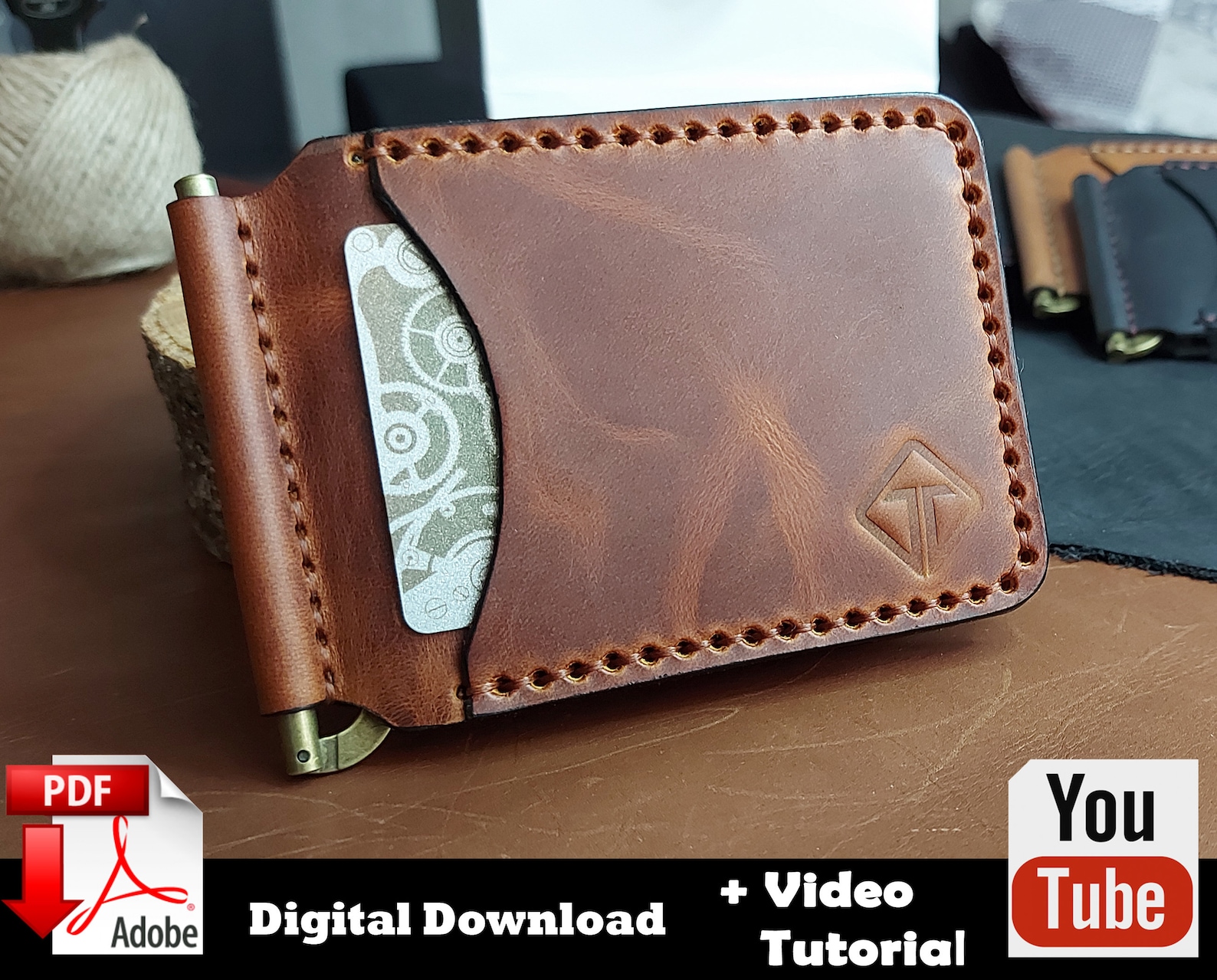 Wallet Pattern Wallet PDF Money Clip Wallet PDF PDF Wallet - Etsy