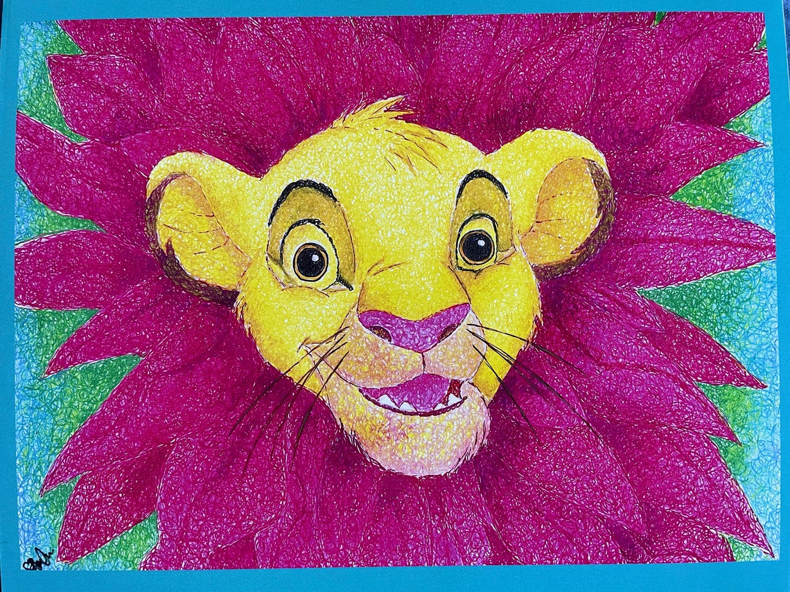 Simba I Just Can't Wait to Be King 8x10 | Etsy