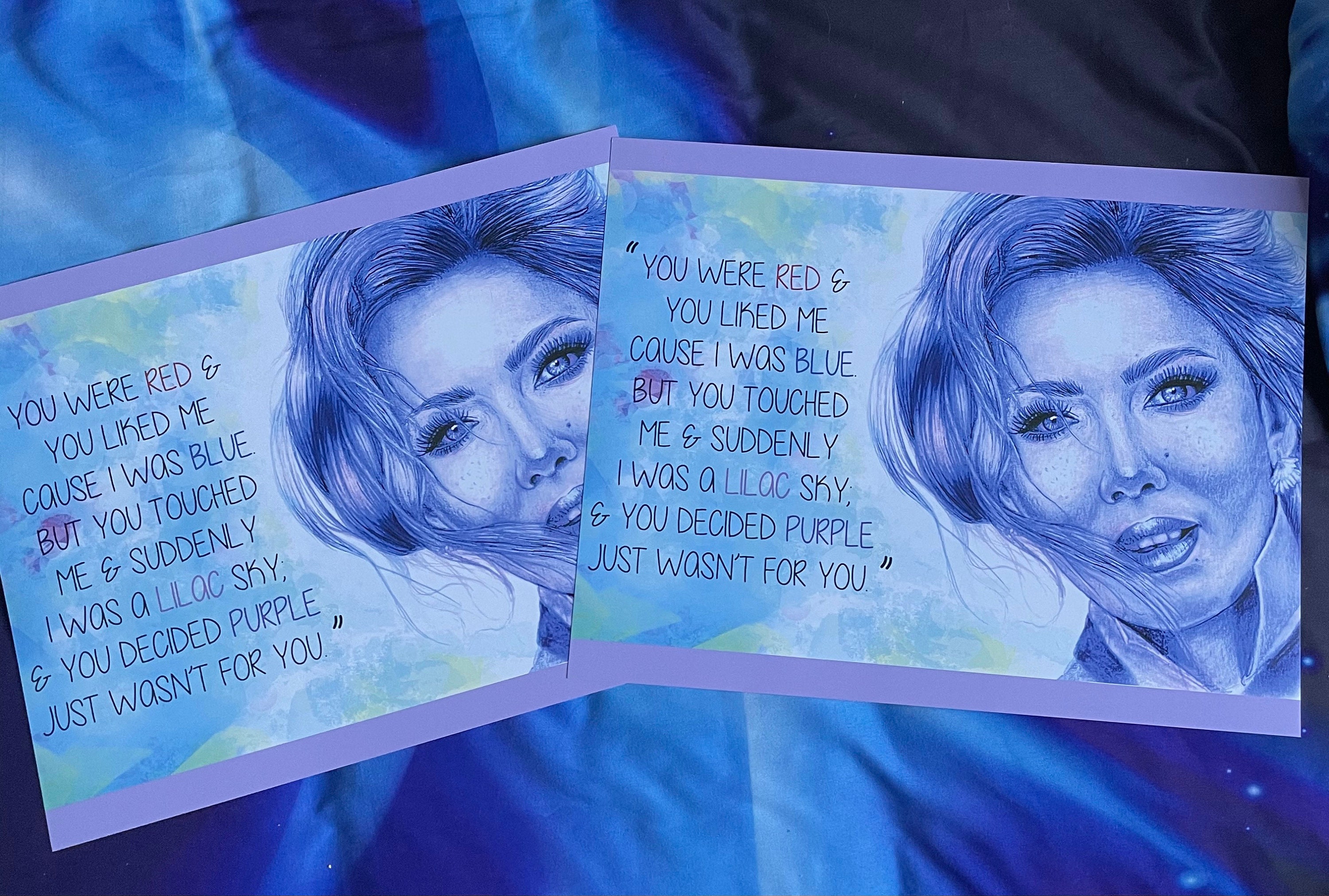 Halsey colors Lyrics 11x14 Print - Etsy