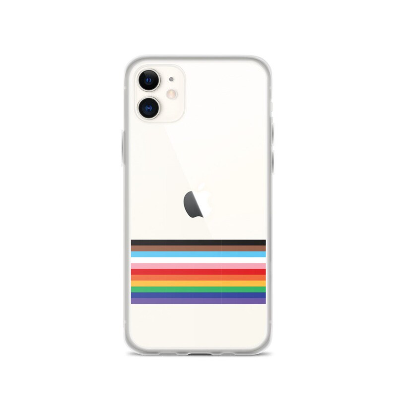 LGBTQ+ Flag Thin iPhone Case | Solid Polycarbonate Back | Gay Pride ...
