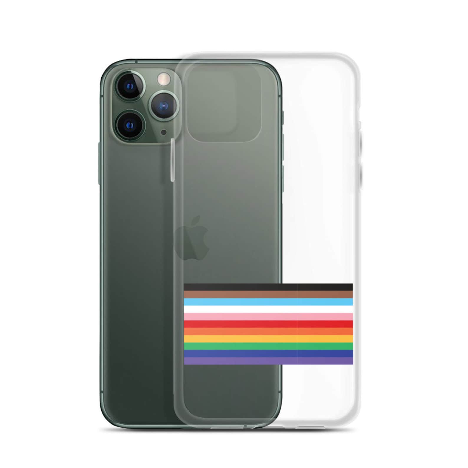 LGBTQ+ Flag Thin iPhone Case | Solid Polycarbonate Back | Gay Pride ...