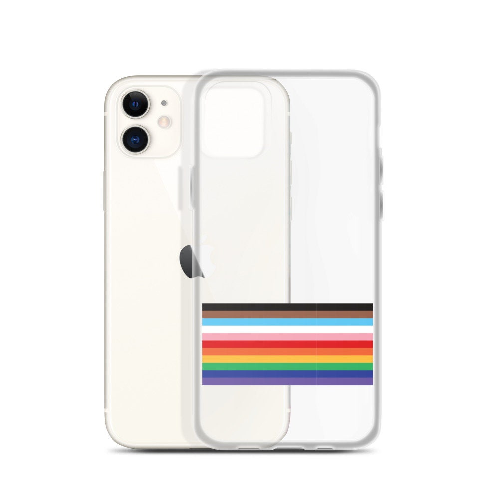 LGBTQ+ Flag Thin iPhone Case | Solid Polycarbonate Back | Gay Pride ...