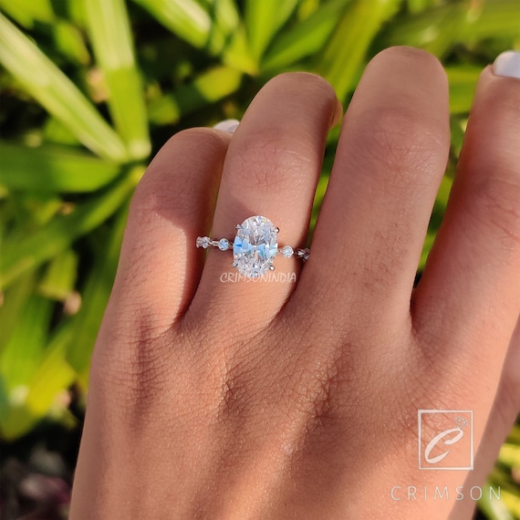 2.3 carat oval diamond ring store