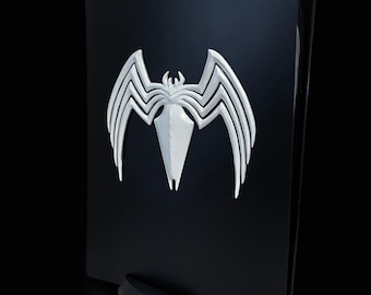 PS5 Custom Spiderman/venom Logo Faceplate Add-on RAW PRINT - Etsy