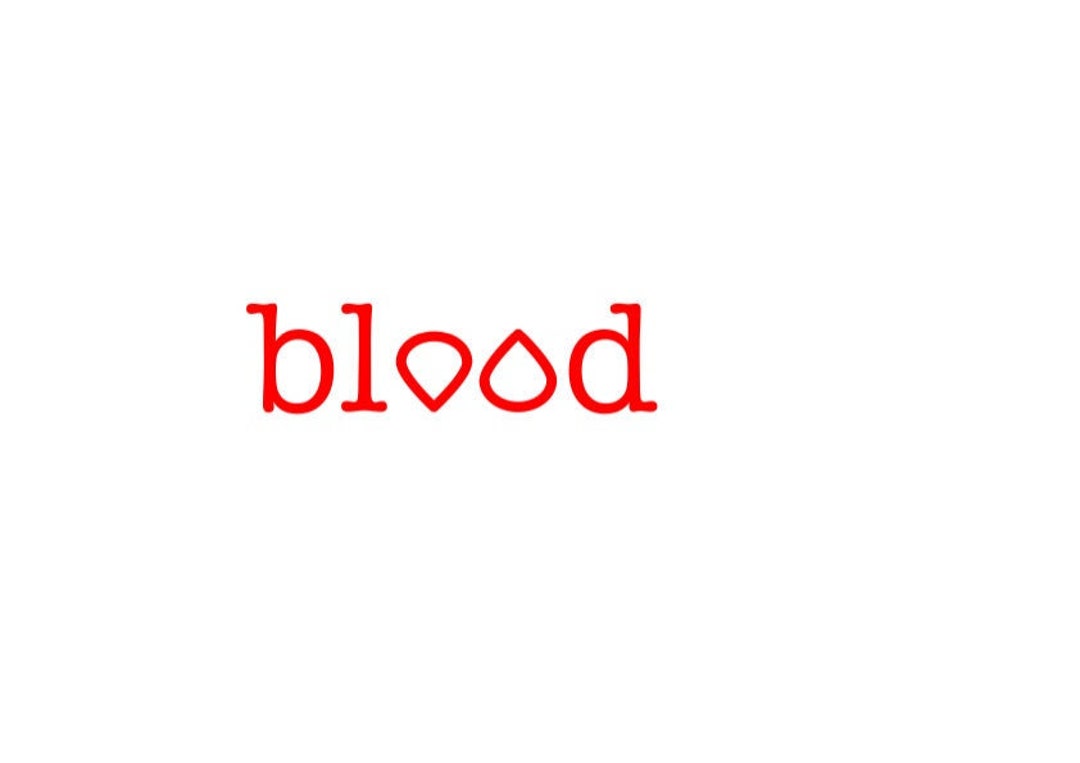 Blood Design Svg, Blood Svg - Etsy
