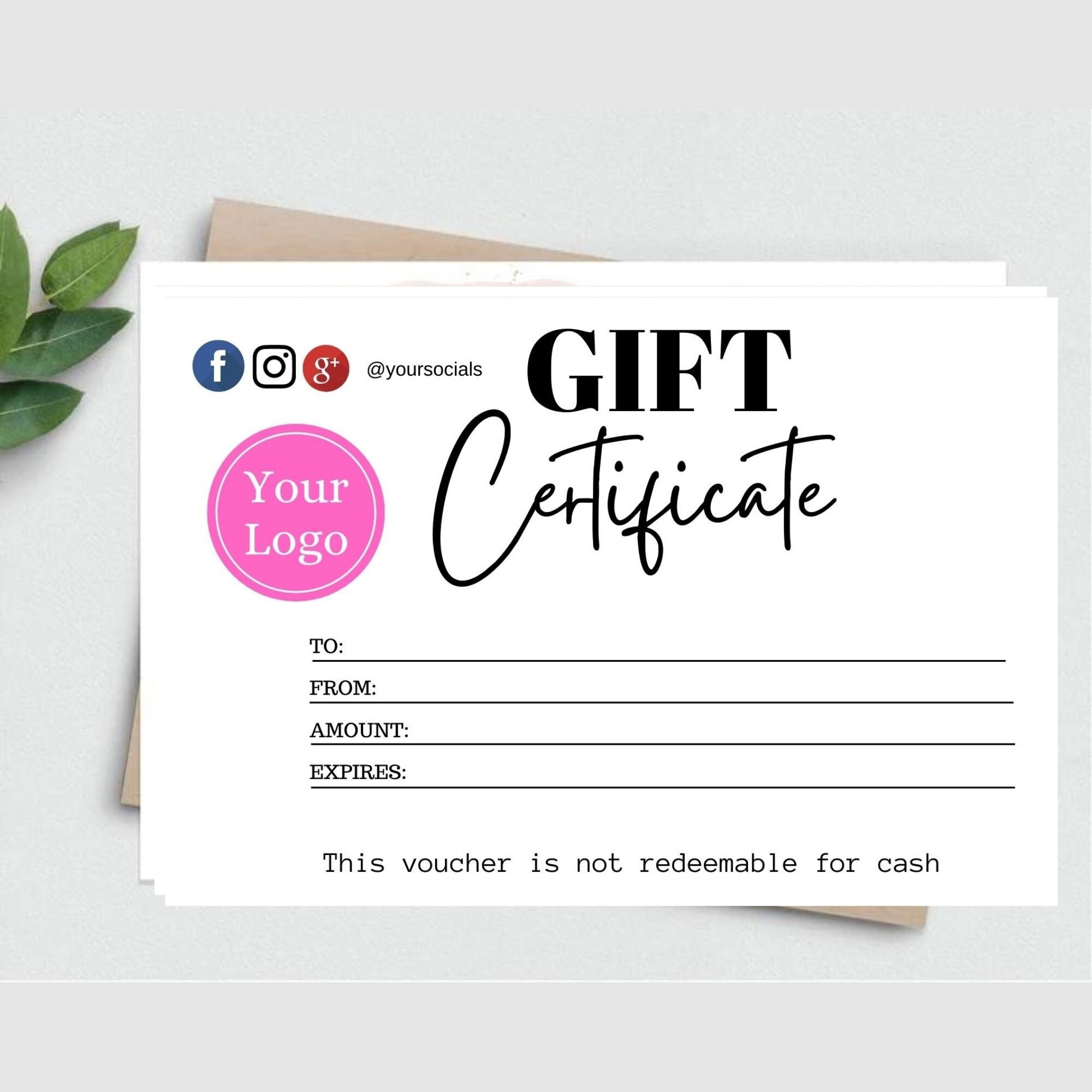 Gift Coupon | Birthday Gift Voucher | Gift Certificate Template | Gift ...