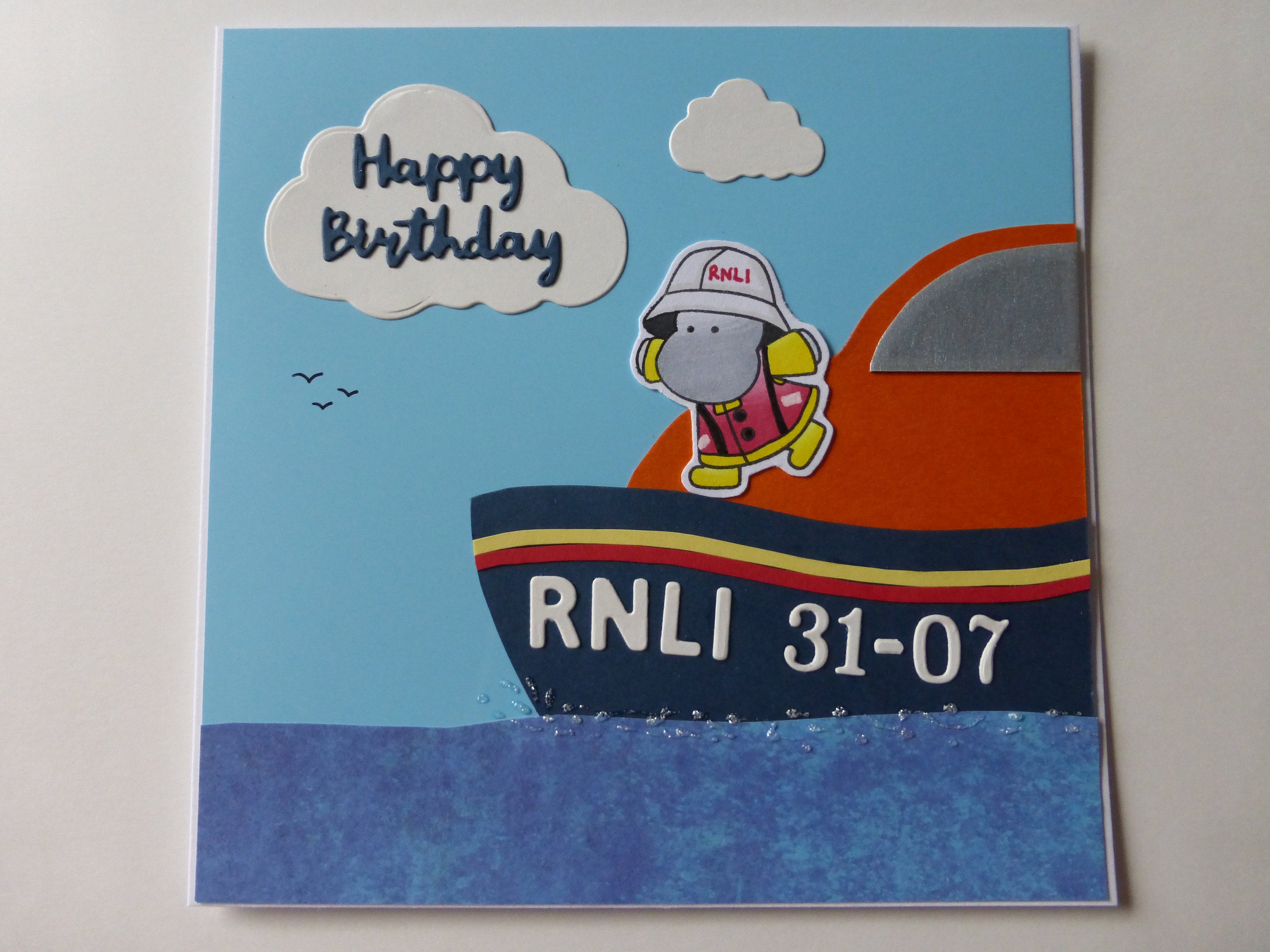 Personalised RNLI Lifeboat Hippo Card - All Occasions - Etsy