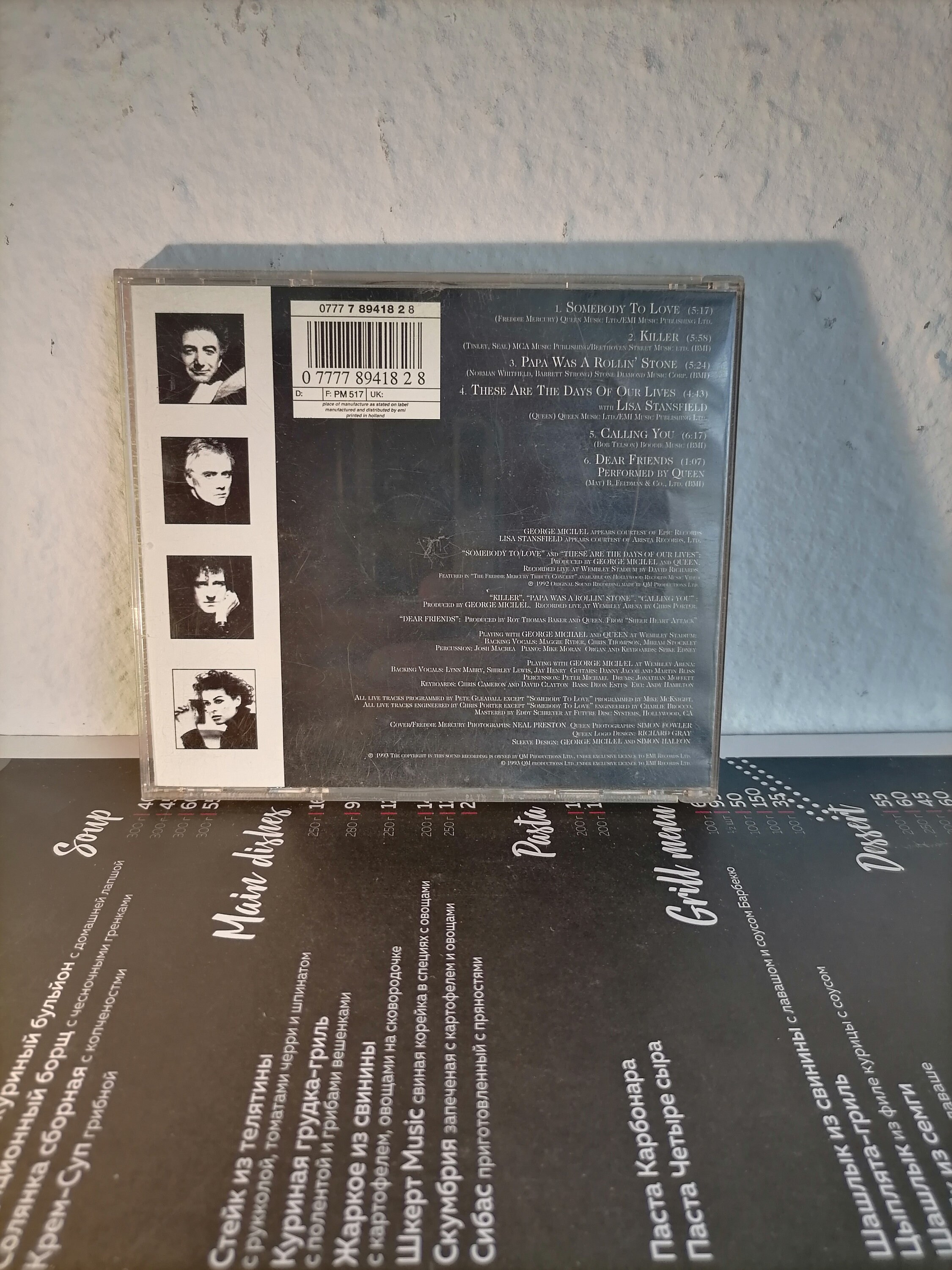 George Michael and Queen With Lisa Stansfield Five Live CD - Etsy