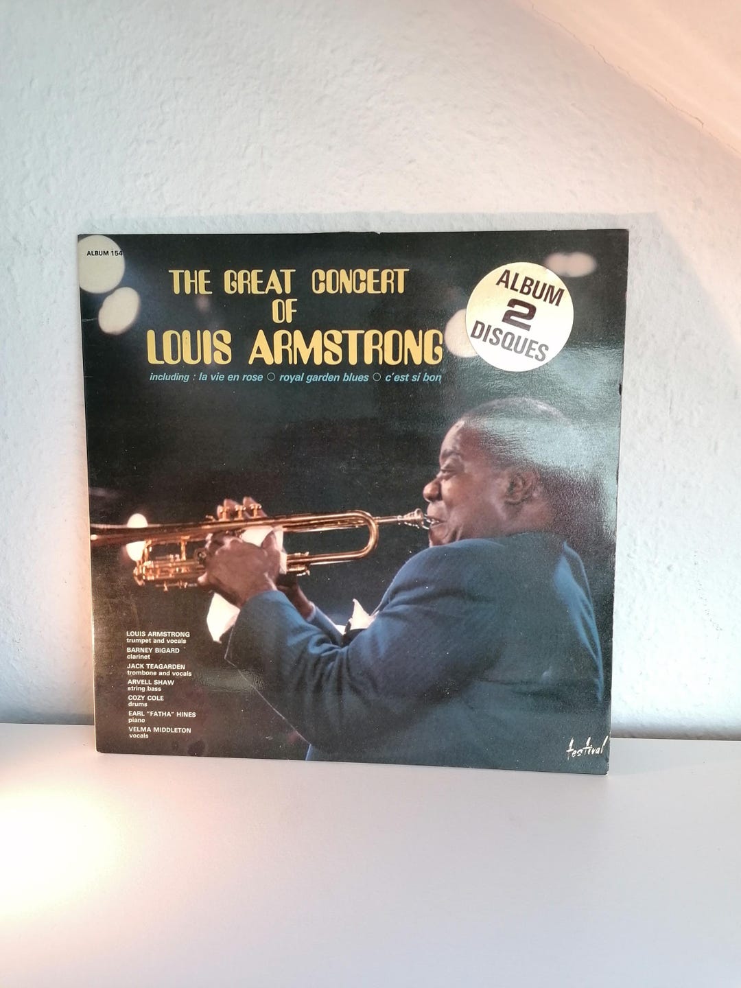 Louis Armstrong – the Great Concert of Louis Armstrong Vinyl Record ...