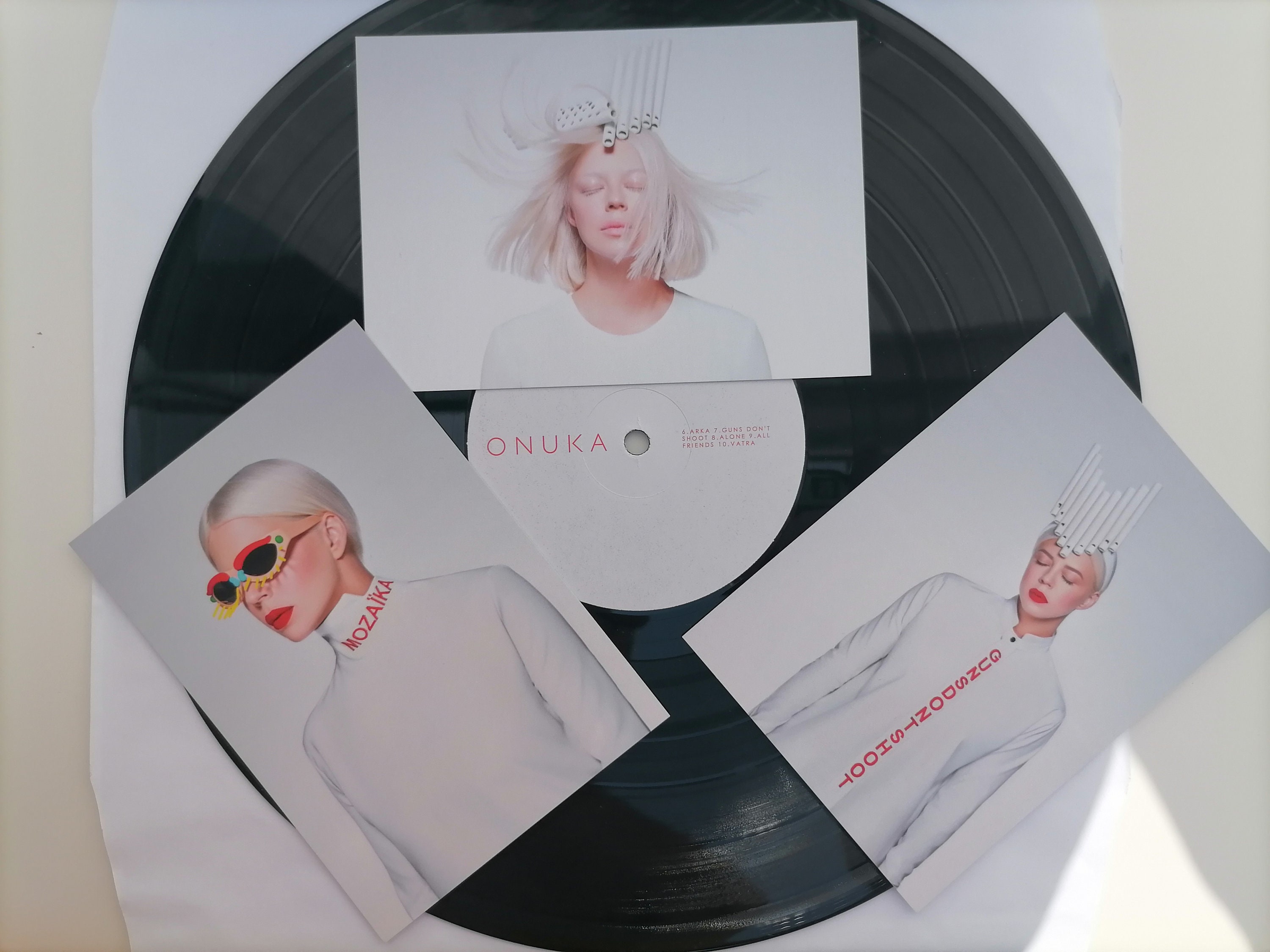 Onuka Mozaїka Ukrainian Electro-folk Band Rare Record 12 Limited Edition 200 Copies 3 Postcards ...