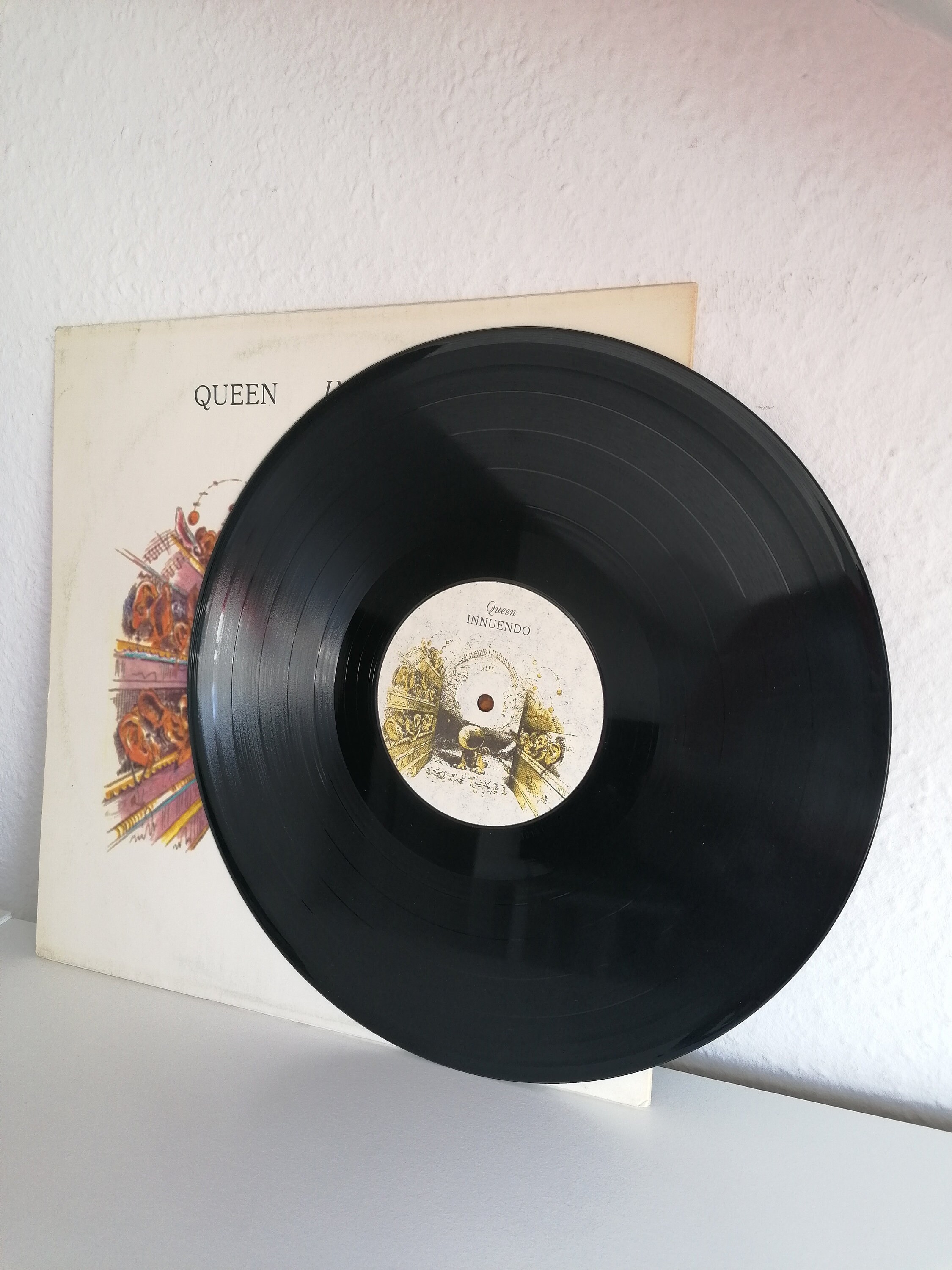 Queen Innuendo Record Vinyl Original USSR 1994 Album Antrop Vintage ...