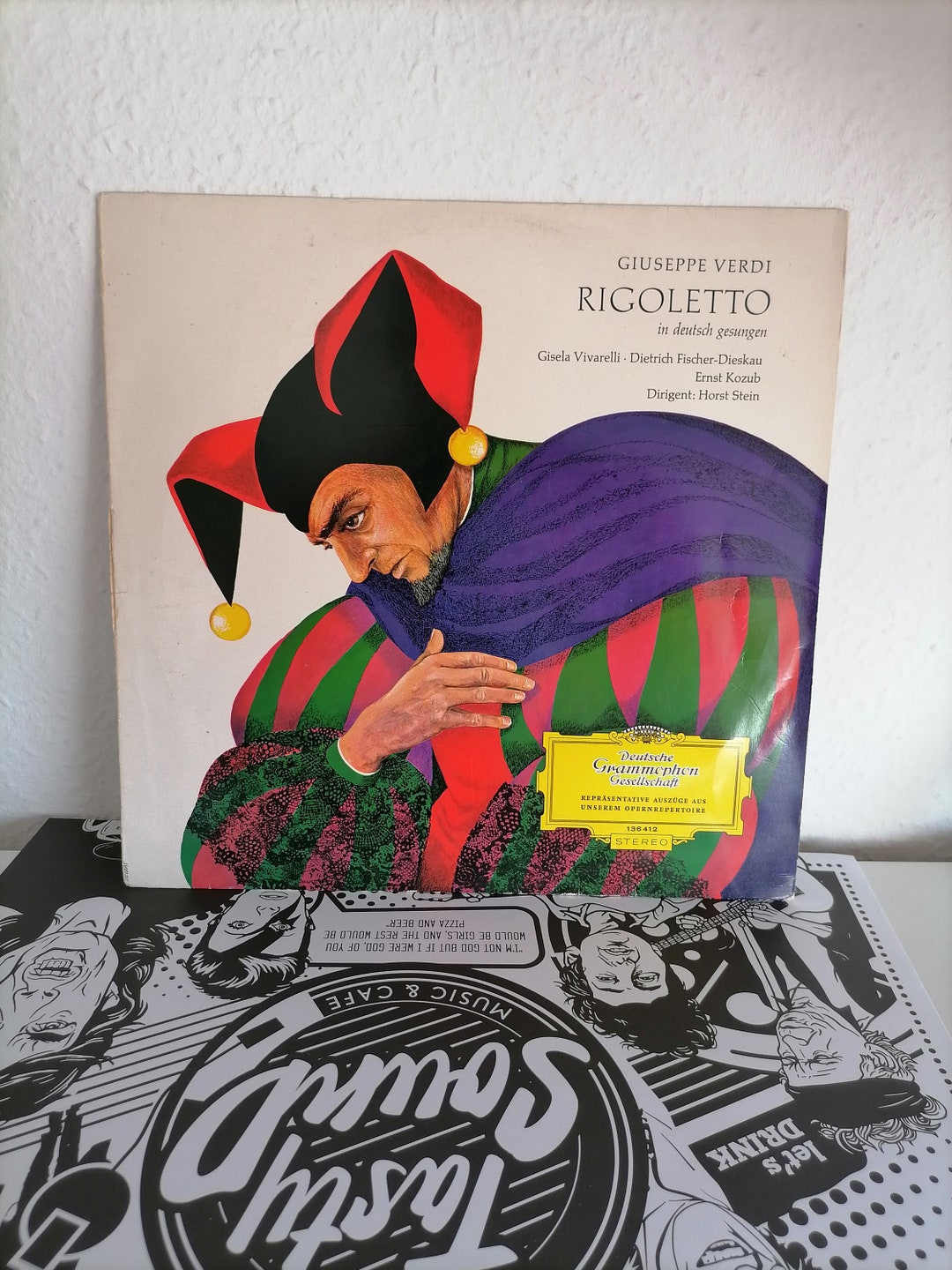 Giuseppe Verdi Rigoletto Vintage Record Opera Classical Music Italian ...