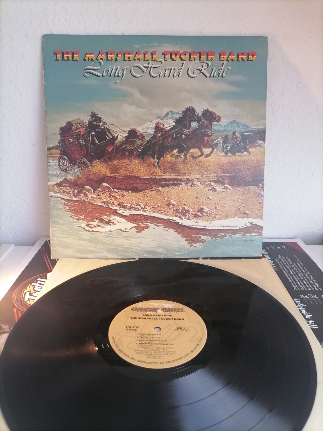 The Marshall Tucker Band – Long Hard Ride Vinyl Record Vintage USA 1976 ...