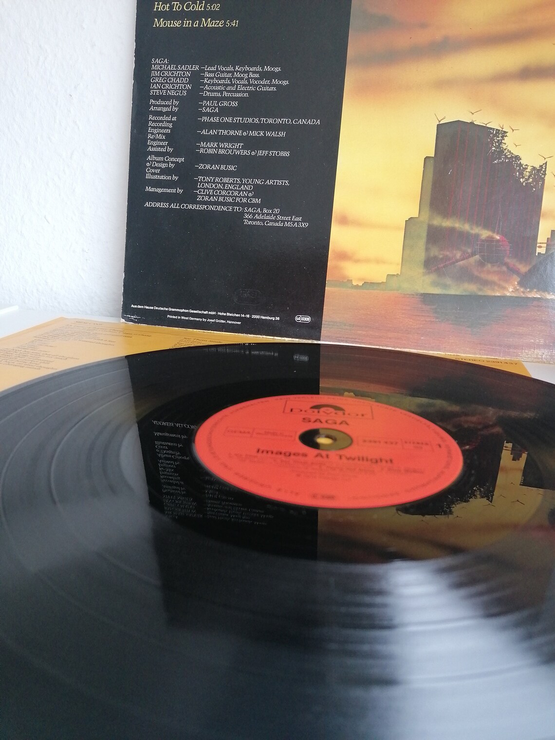 Saga - Images at Twilight Vinyl Record Music 1979 Prog Rock Polydor ...