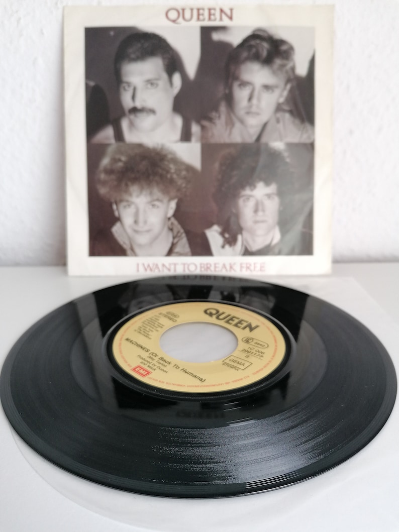 Queen I Want to Break Free Record Vinyl 7 45 RPM/ Single EMI Germany ...