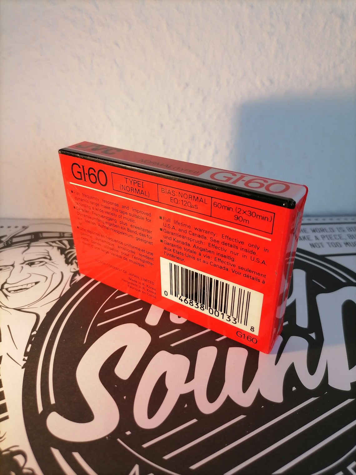 Audio Cassette JVC GI-60 Blank,normal Type I,blank Audio Cassette Tape ...