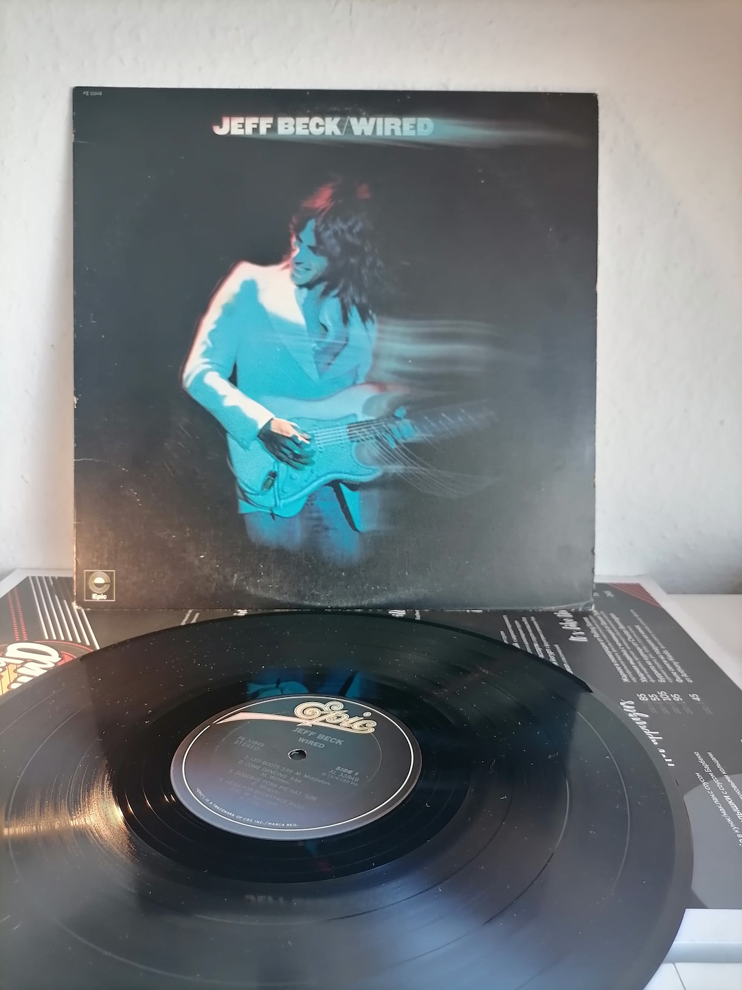 Record Album Jeff Beck Wired Vintage Vinyl 1979 Epic Jeff Beck Album ...