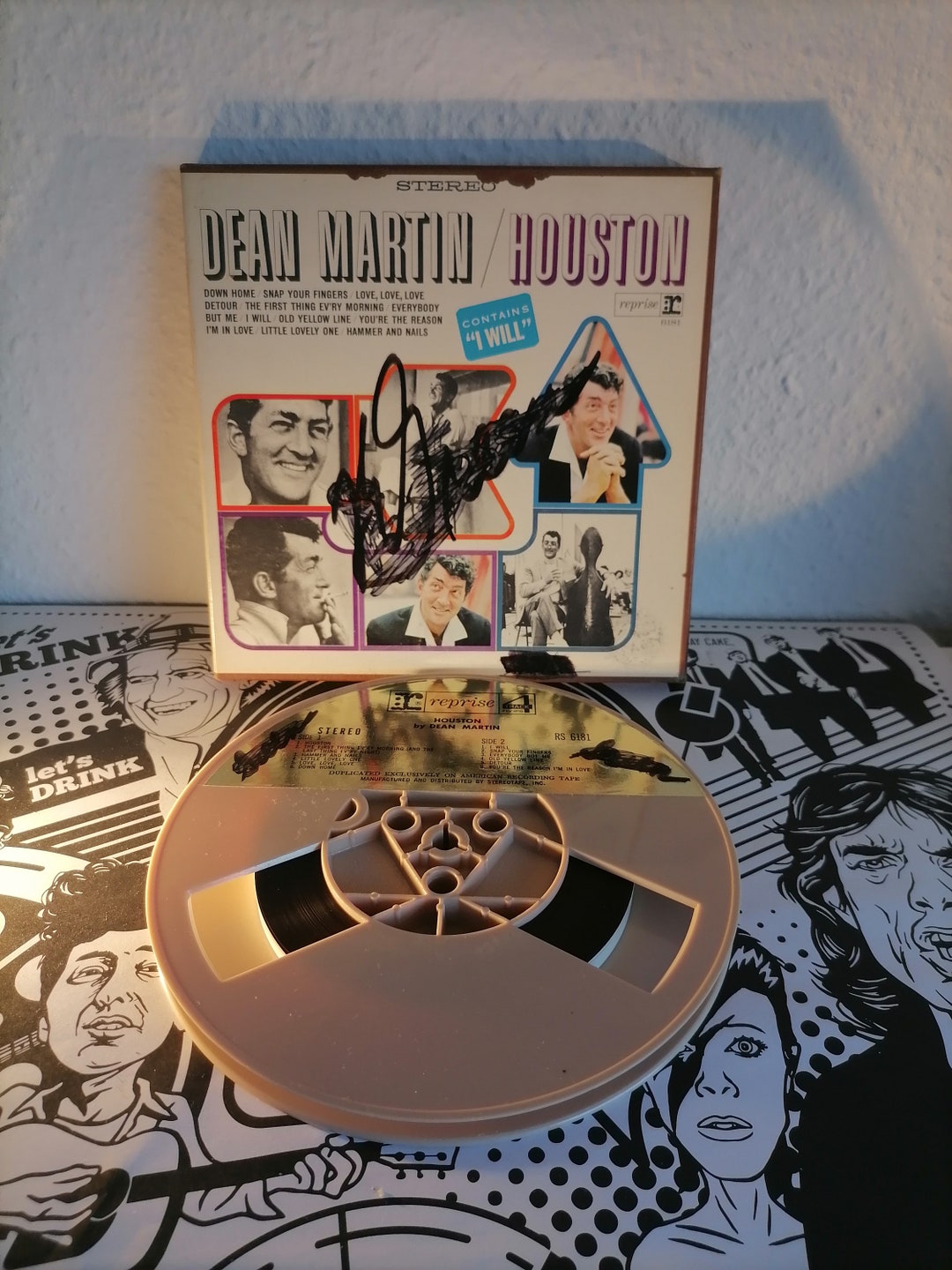 Dean Martin-houston,vintage Reel-to-reel,4-track Stereo, 7 1/2 Ips ...