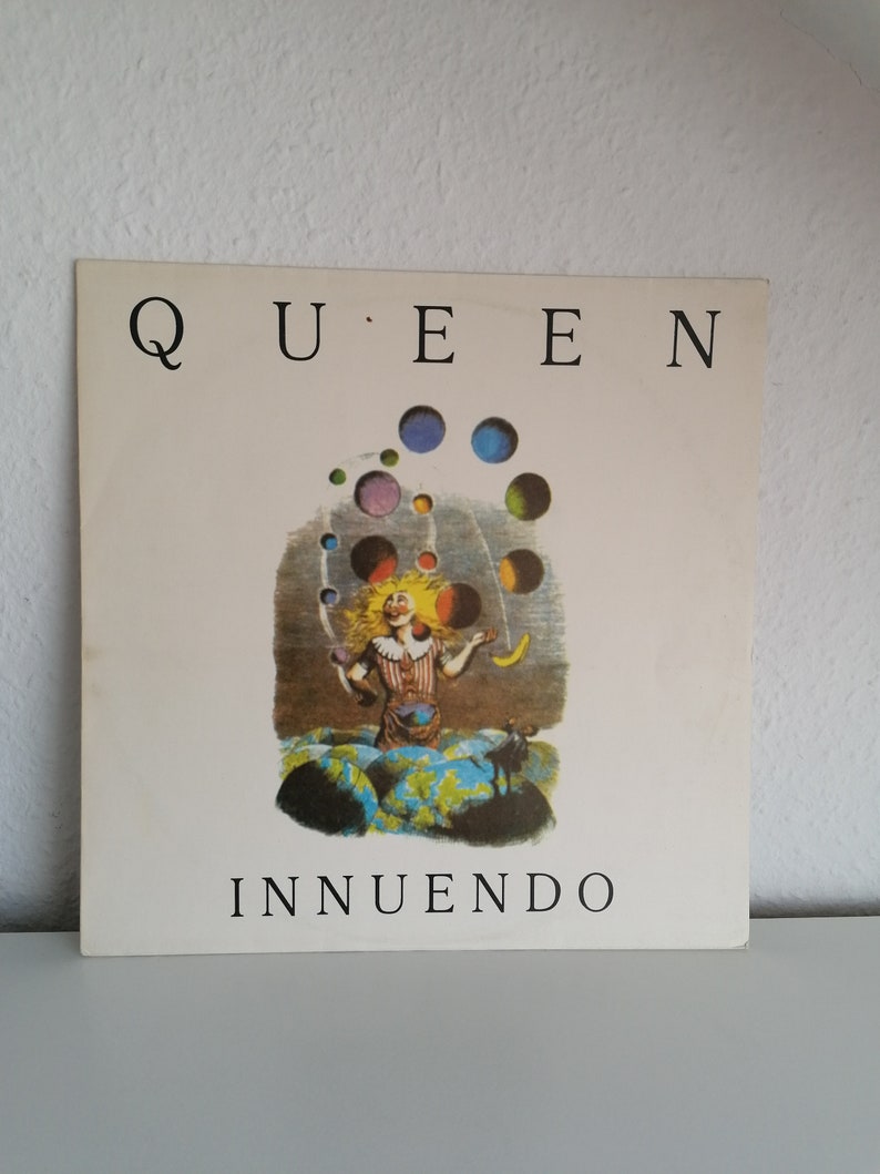 Queen Innuendo Record Vinyl Original USSR 1994 Album Antrop Vintage ...