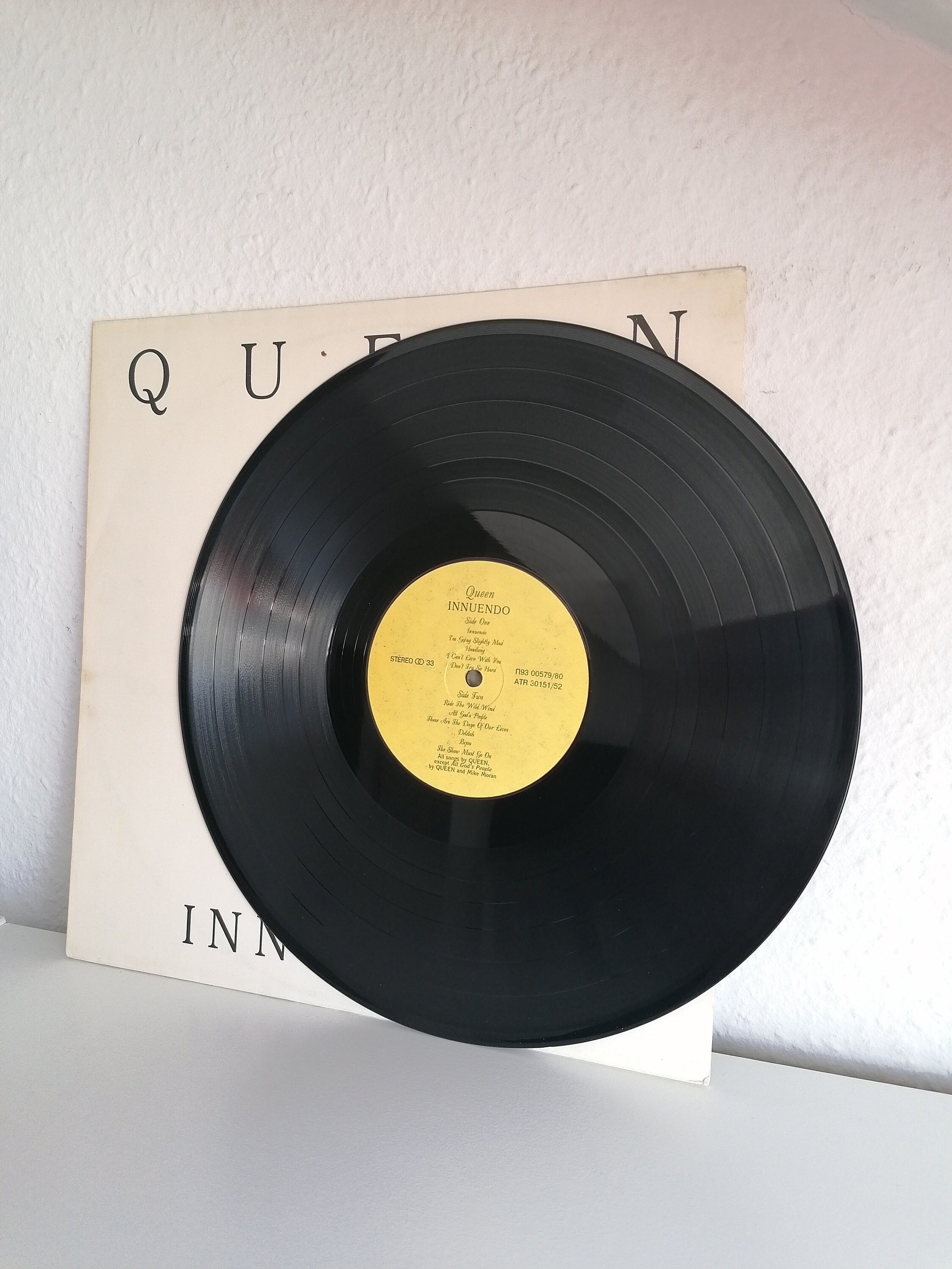 Queen Innuendo Record Vinyl Original USSR 1994 Album Antrop Vintage ...