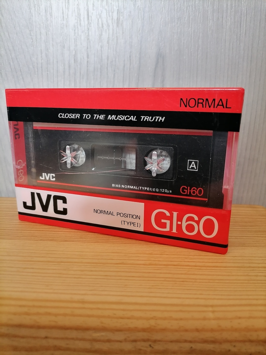 Audio Cassette JVC GI-60 Blank,normal Type I,blank Audio Cassette Tape ...
