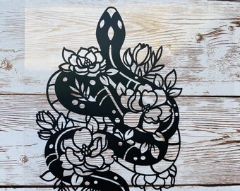 Serpent Decal | Etsy