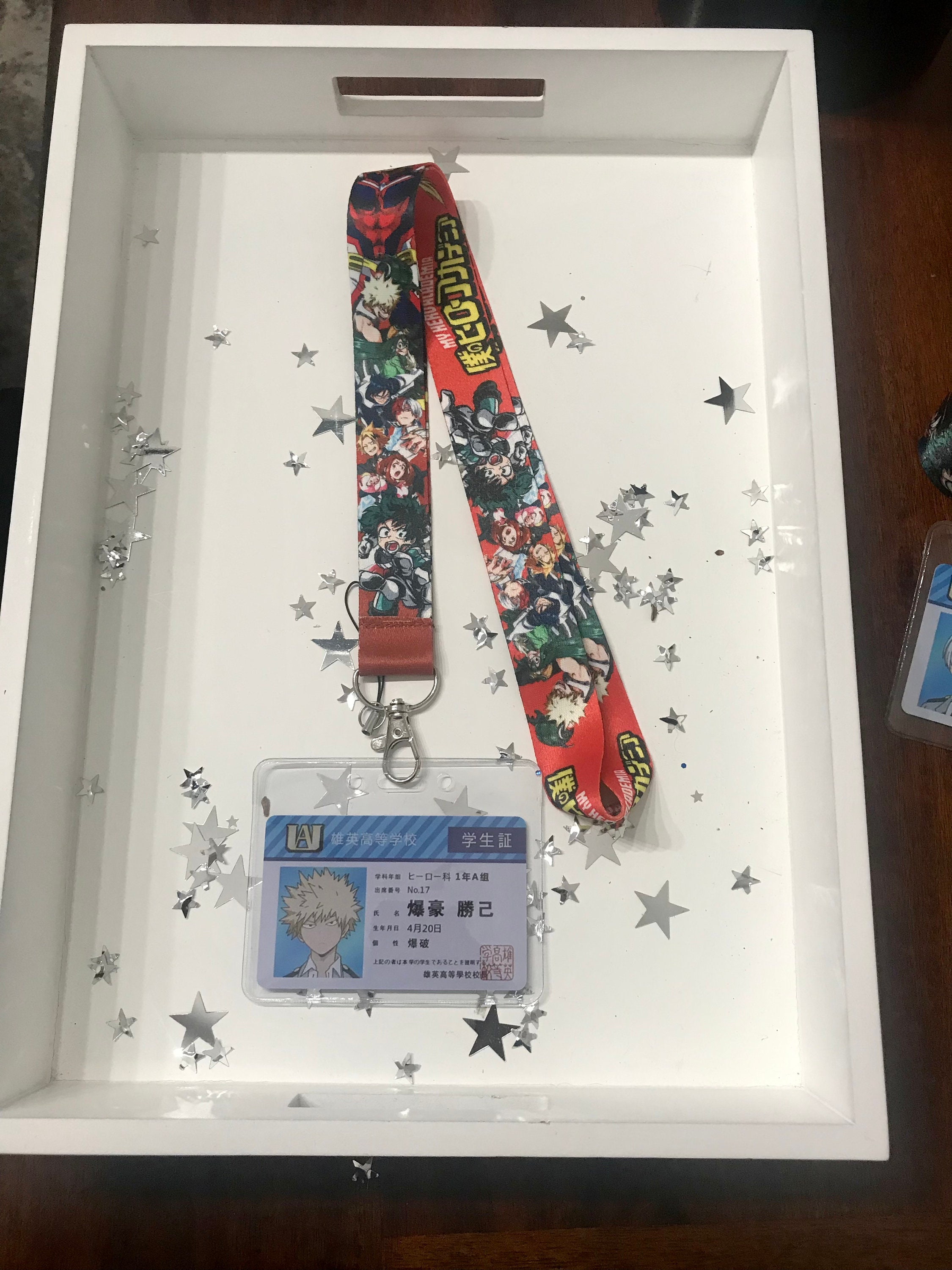 UA MHA Student ID Cards and Lanyards My Hero Boku Hero 3 | Etsy