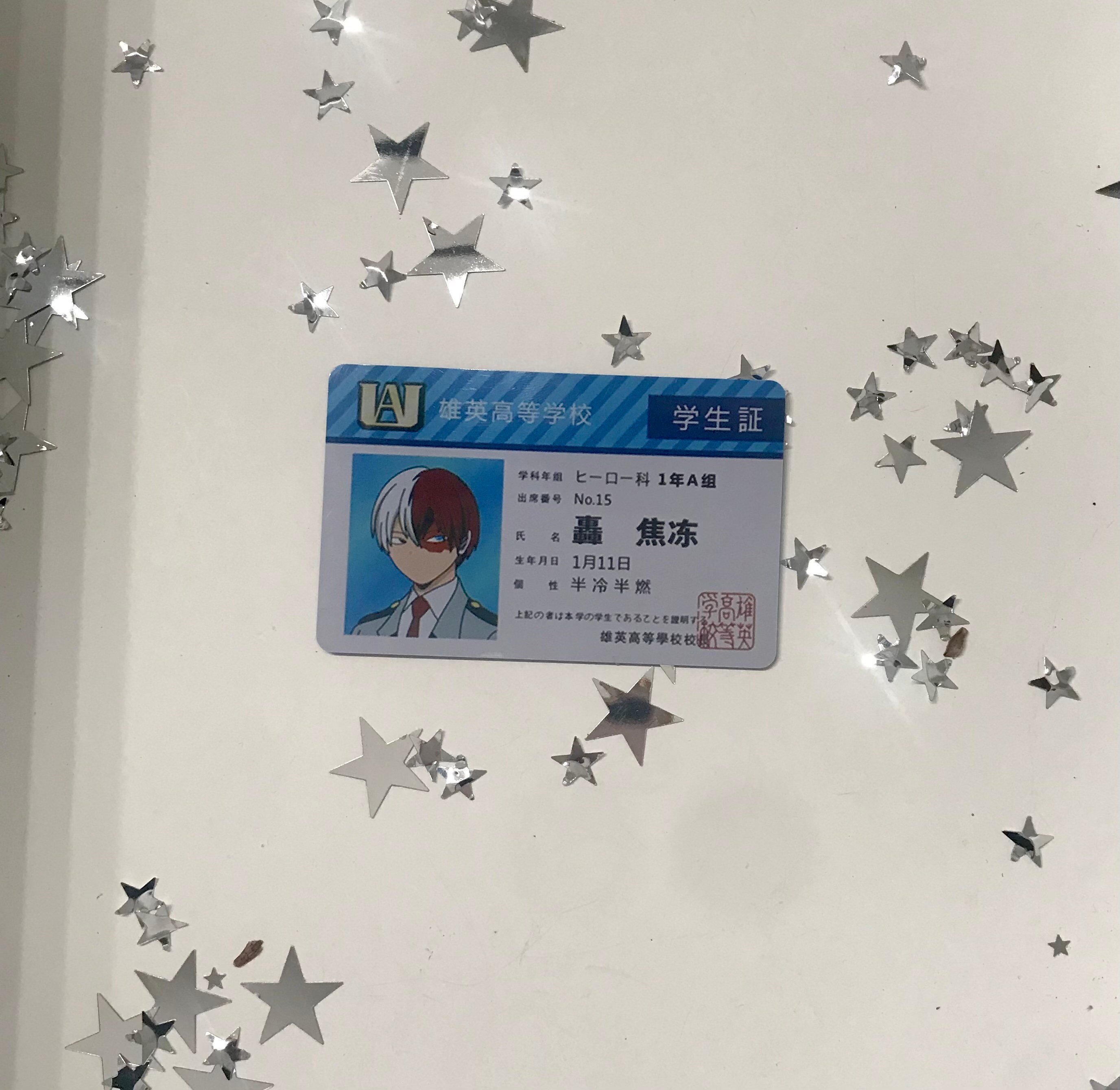 UA MHA Student ID Cards and Lanyards My Hero Boku Hero 3 | Etsy