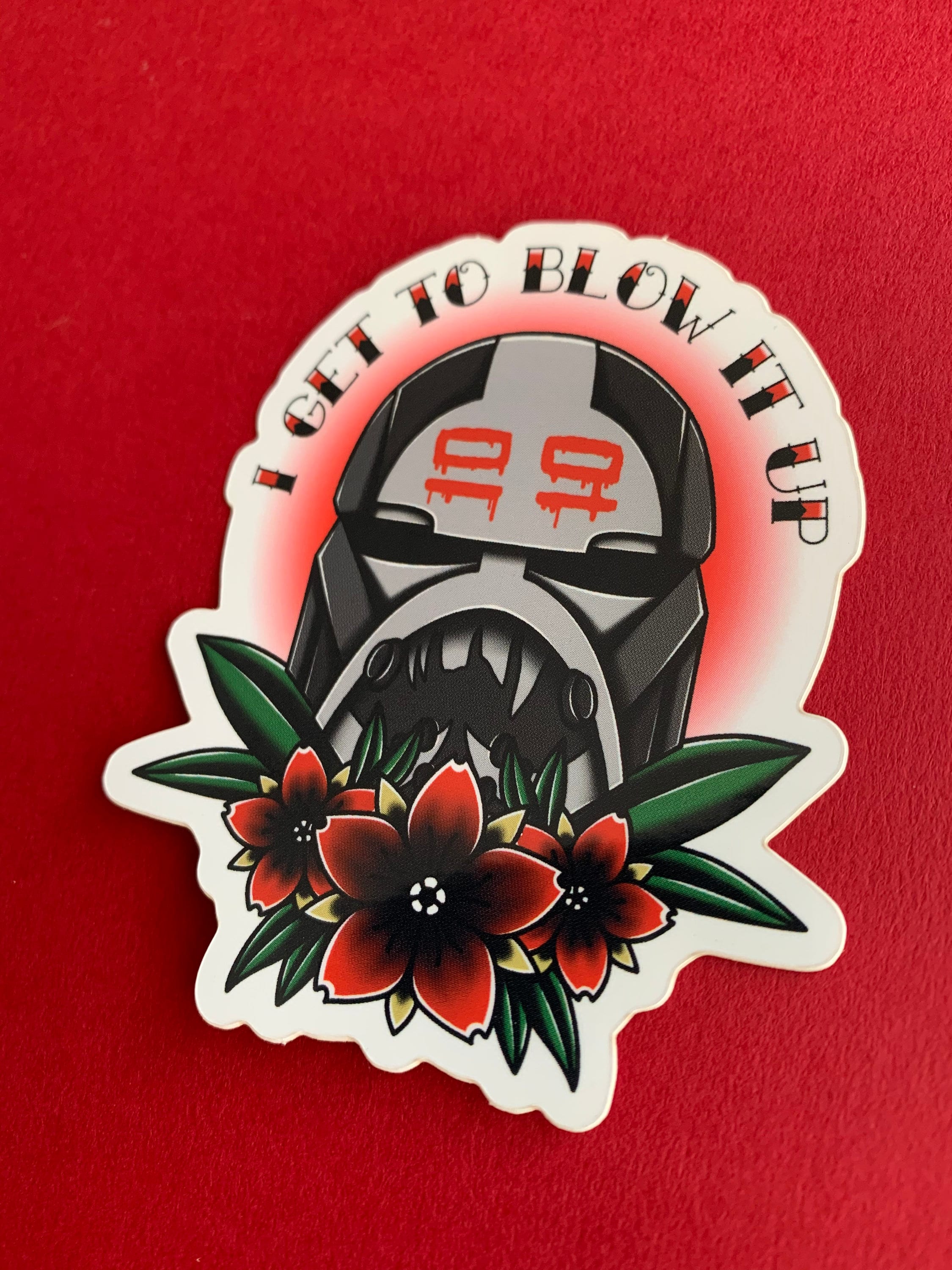 Bad Batch Bucket Tattoo Flash Sticker | Etsy