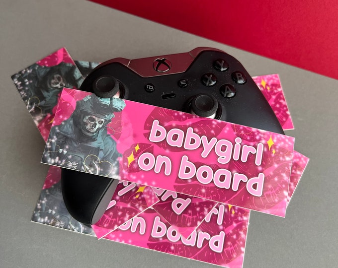 Ghost Babygirl Vinyl Sticker | COD MWII Gift Bumper - Etsy