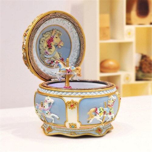 Personalized Ballerina Girl Rotate Music Box With Engraved for - Etsy