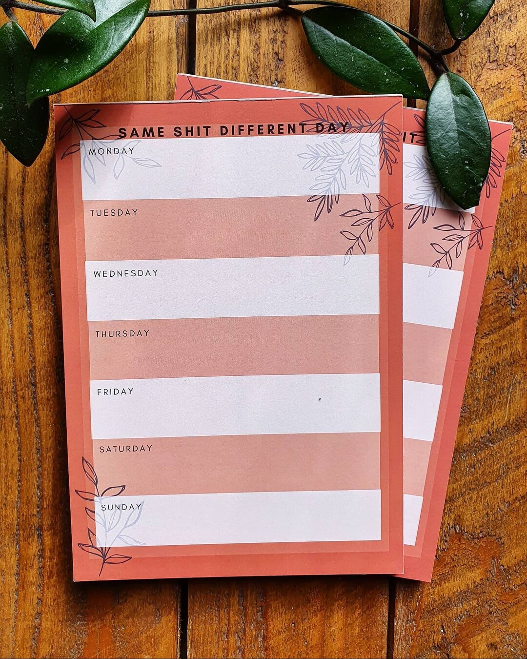 Weekly, to Do List A5 Notepad - Etsy