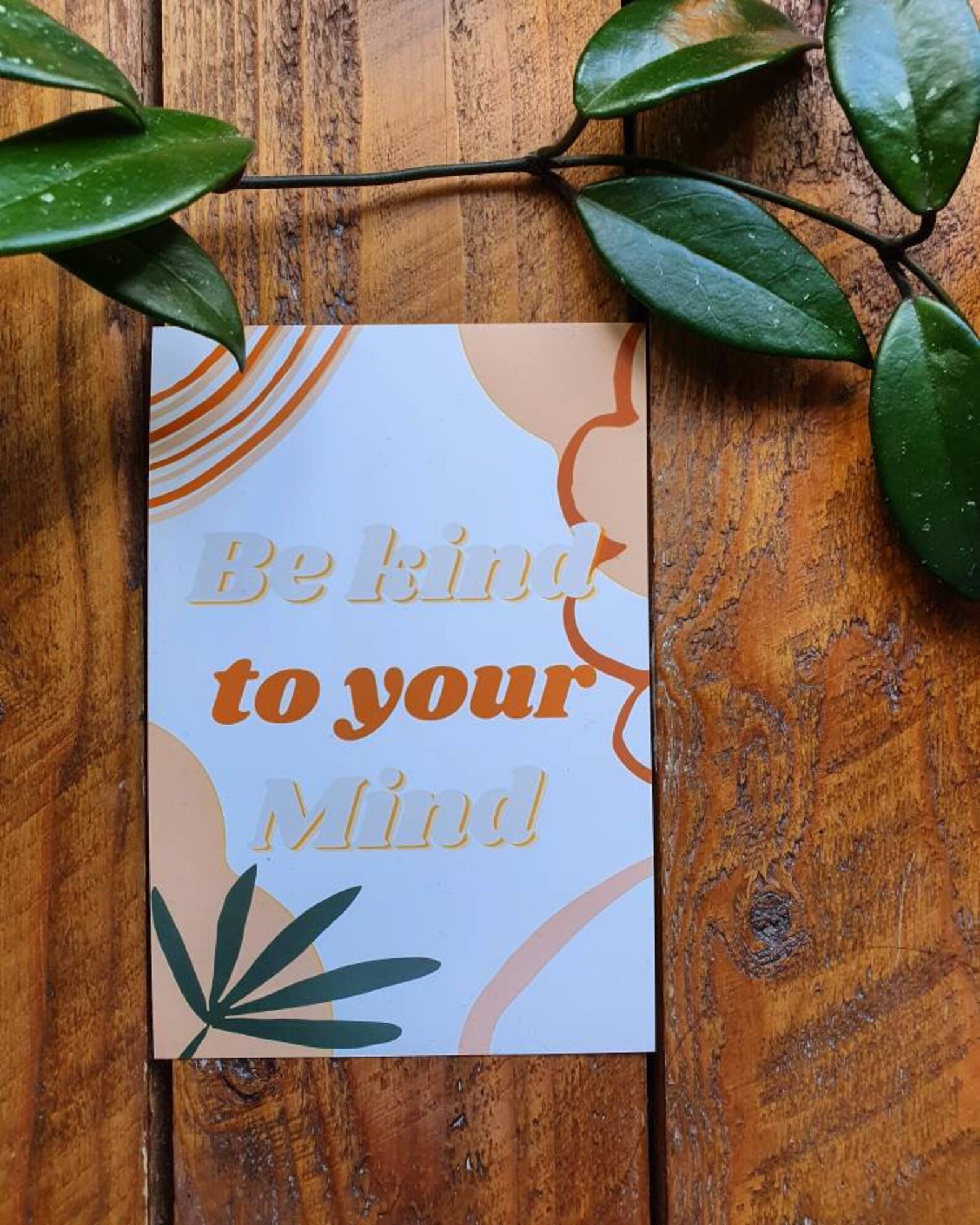 Be Kind to Your Mind, Motivational Print - Etsy