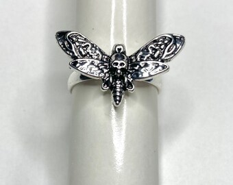 Death Moth Ring - Etsy