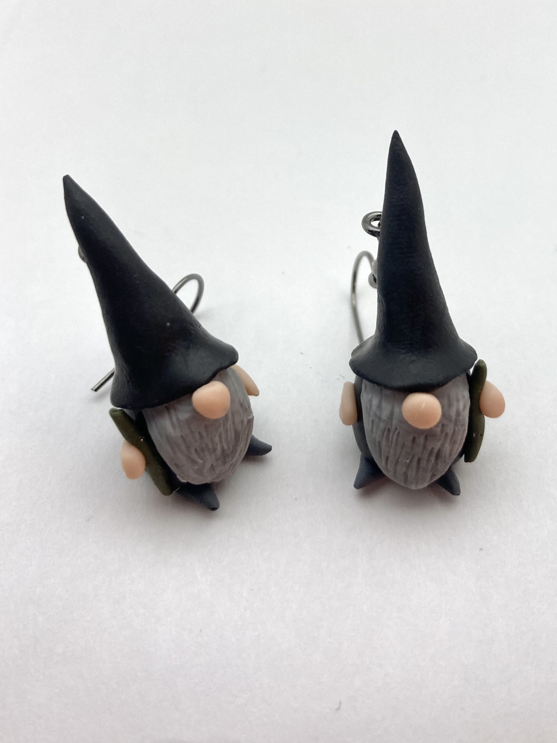 Wizard Gnome Earrings Tiny Wee Wizard Gnome Cute Magical - Etsy UK