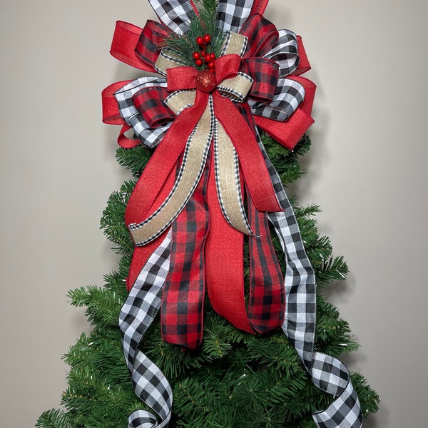 Christmas Tree Bows - Etsy