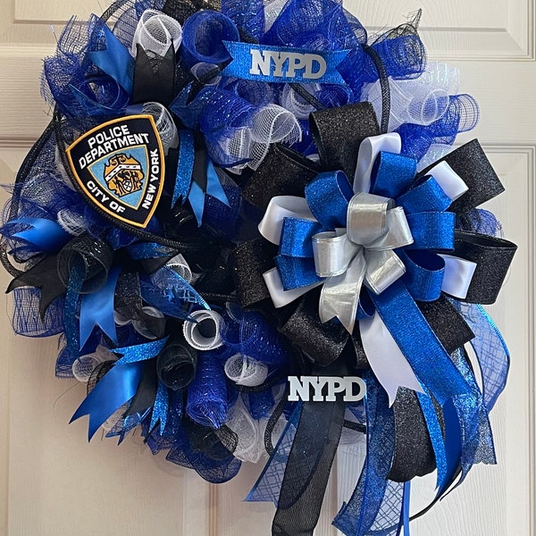 Police Wreath - Etsy