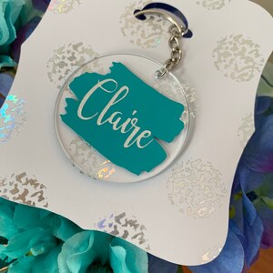 Personalized Acrylic Keychain With Name I Custom Keychain I | Etsy