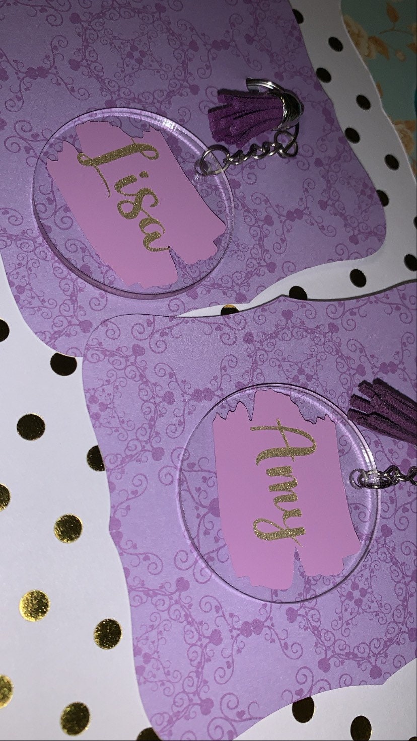 Personalized Acrylic Keychain With Name I Custom Keychain I - Etsy