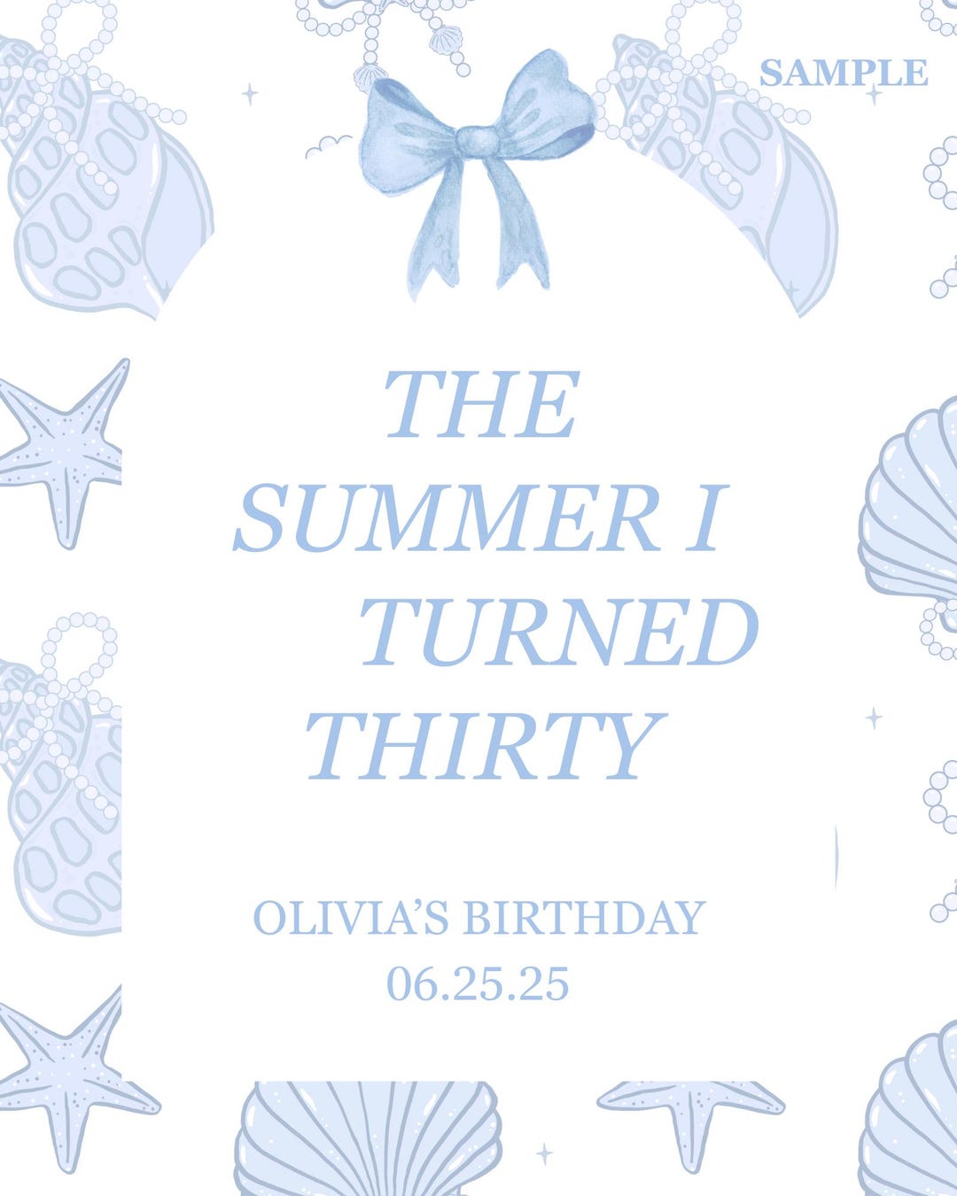 The Summer I Turned Birthday Sign | the Summer I Turned Welcome Sign ...