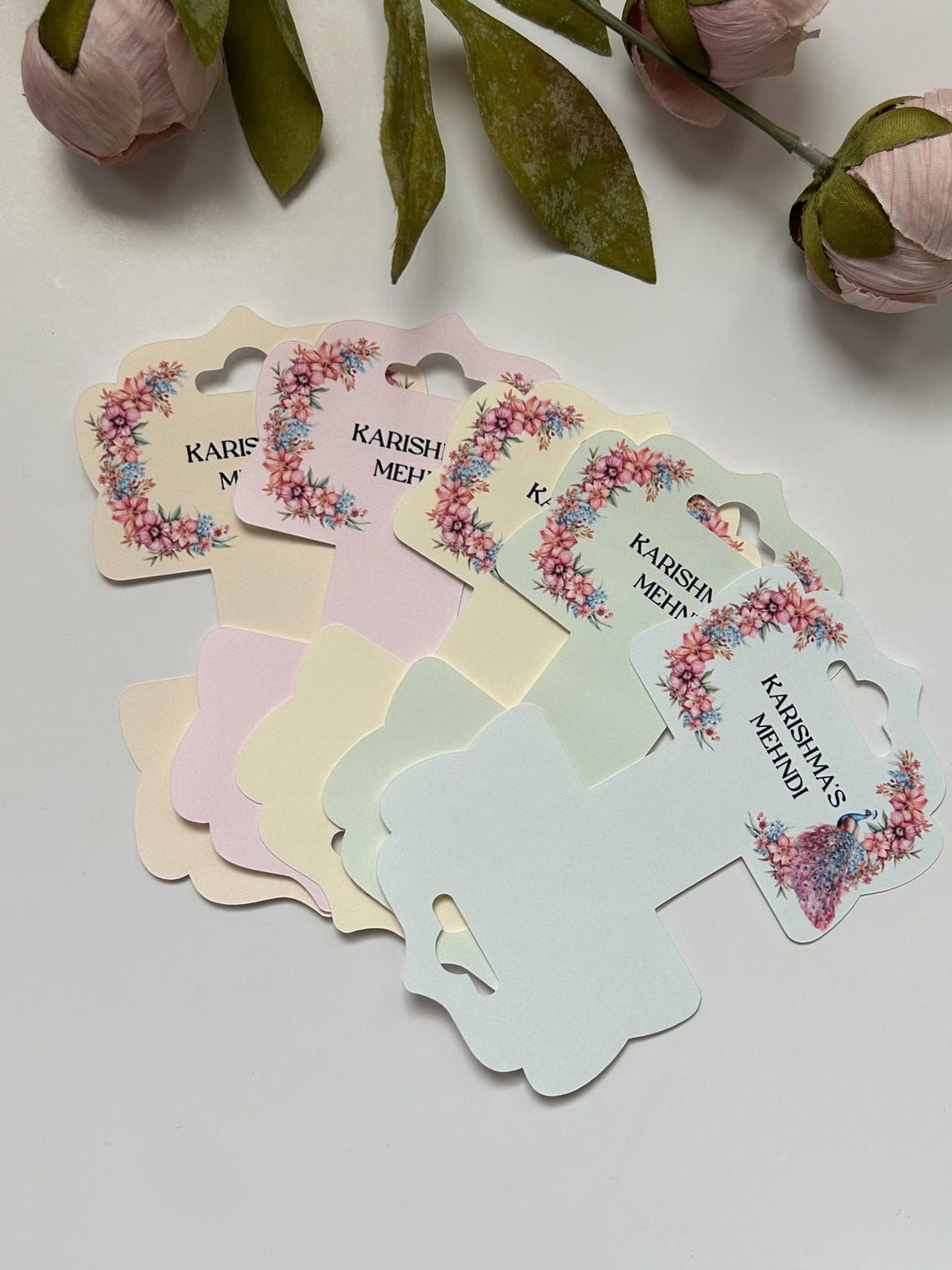 Custom Bangle Holder Card | Bracelet Card | Bangle Favour | Bangle Bar ...