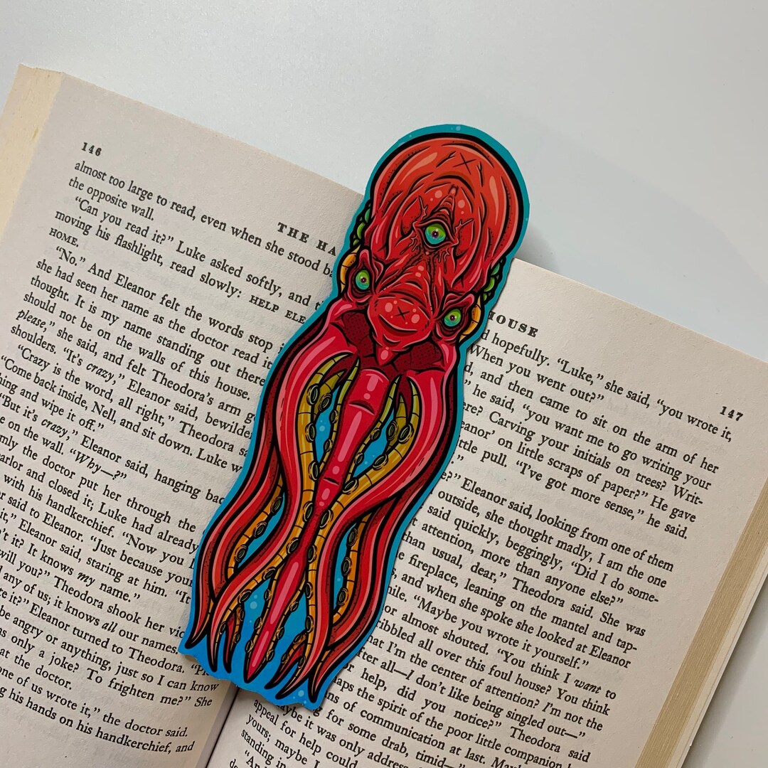 Octopus Bookmark: Sci-fi Fantasy Squid Page Marker - Etsy UK