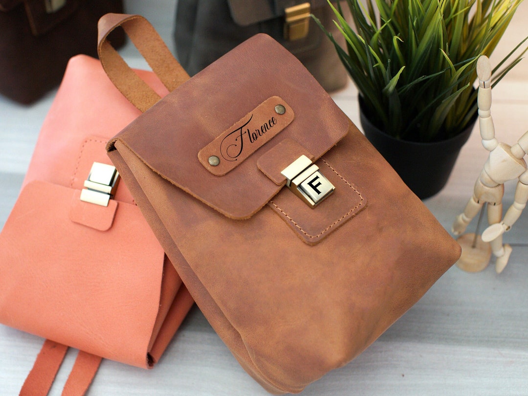 Personalized Leather Cosmetic Bag: Engraved Dopp Kit With Handle - Etsy