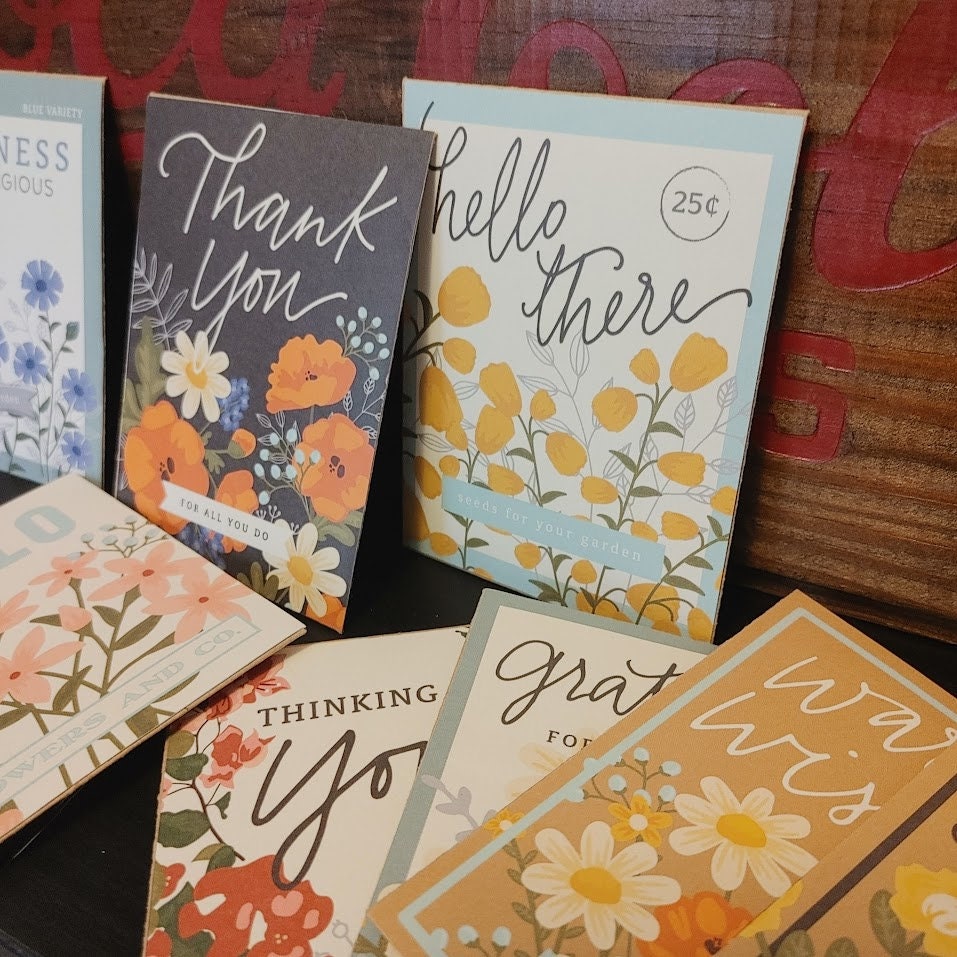 Small Handmade Seed Packet Gift Envelopes Various Styles - Etsy