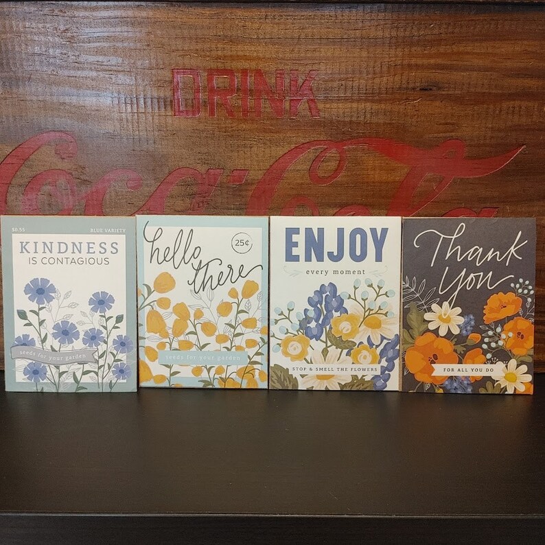 Small Handmade Seed Packet Gift Envelopes Various Styles - Etsy