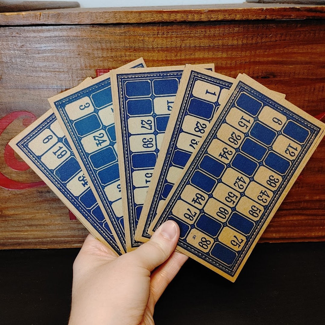 Vintage Set of 12 Lotto Game Cards 1930s/1940s - Etsy